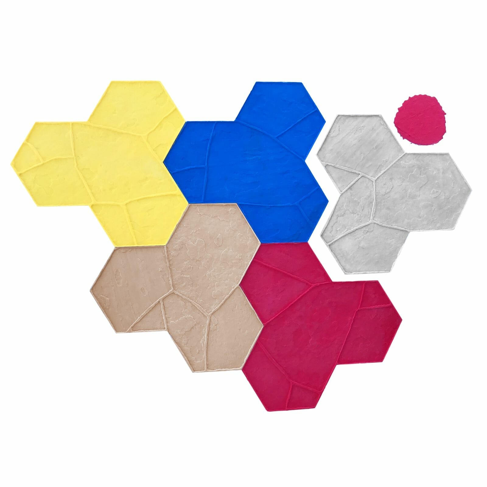 Walttools | American Flagstone Concrete Stamp - 6 pc